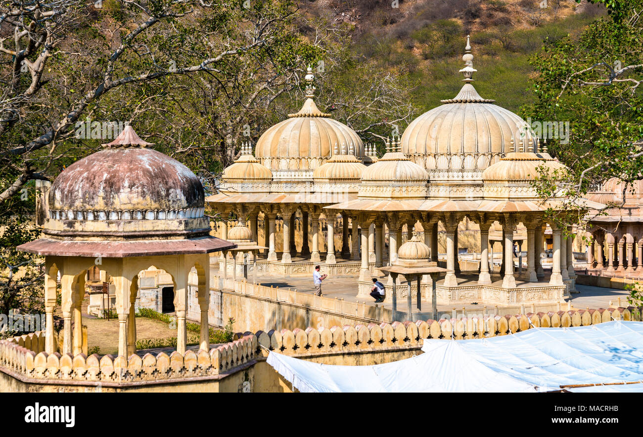 Royal Gaitor, a cenotaph in Jaipur - Rajasthan, India Stock Photo - Alamy