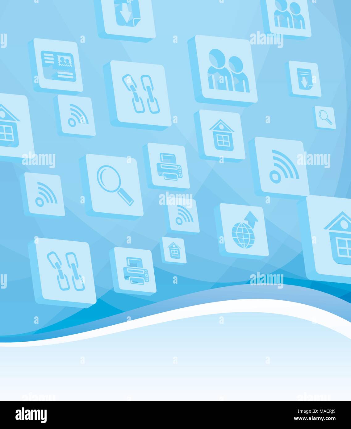 internet and technology background- vector illustration Stock Vector ...