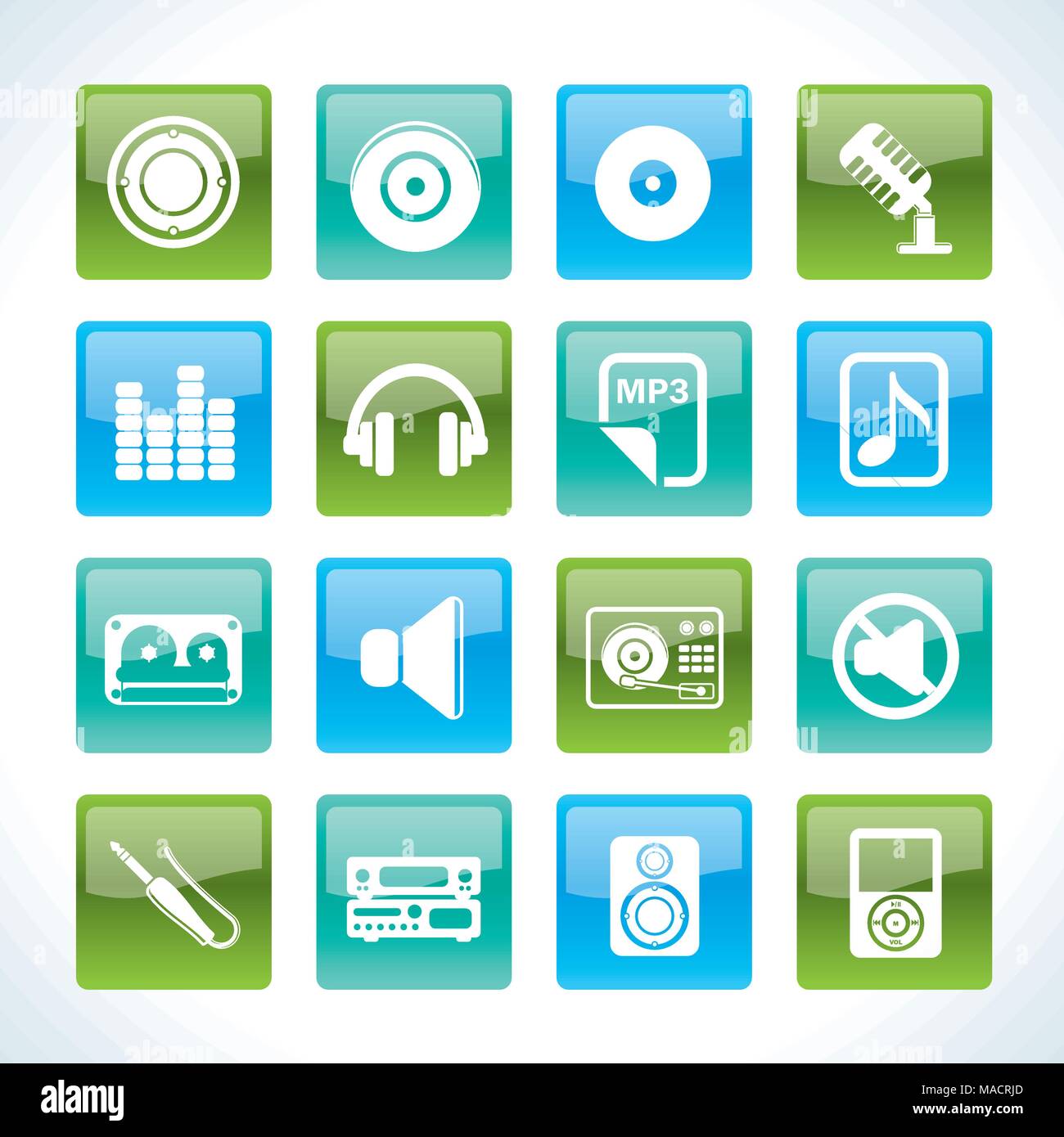 Music and sound Icons Vector Icon Set Stock Vector Image & Art - Alamy