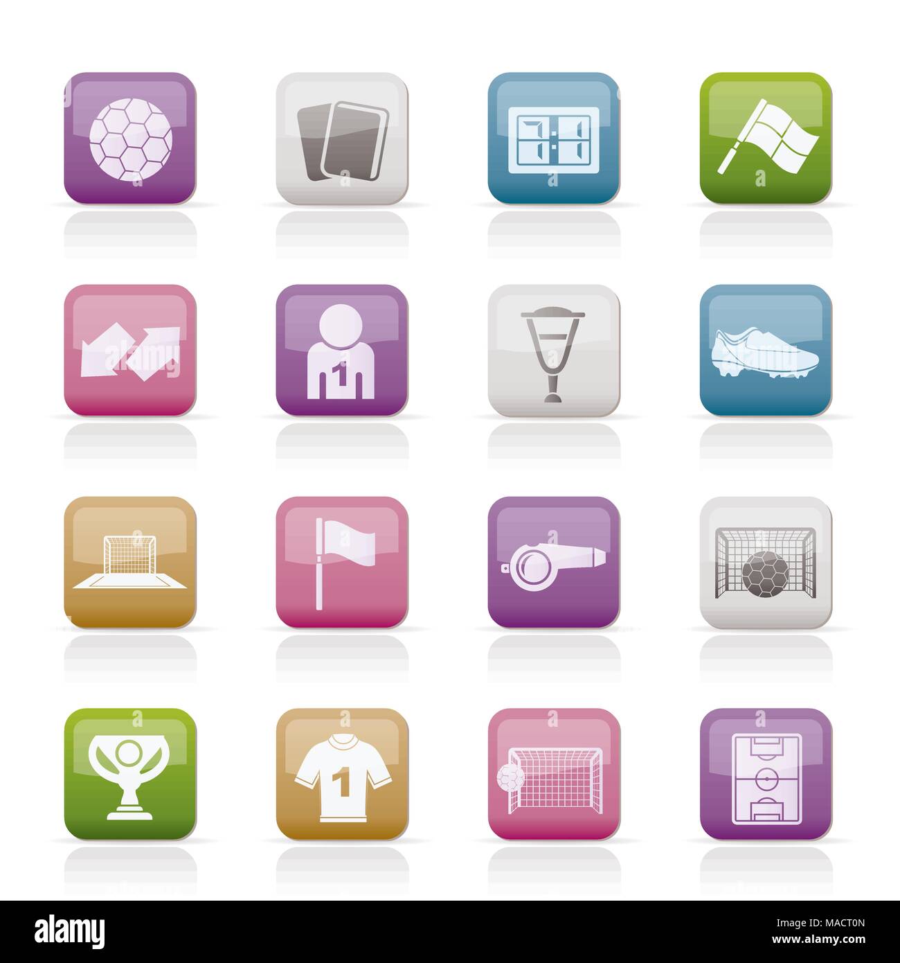 Footballer red boots Stock Vector Images - Alamy