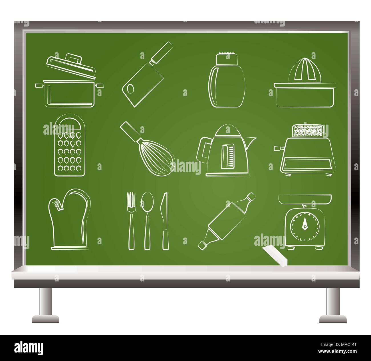 Utensil preparing Stock Vector Images - Alamy