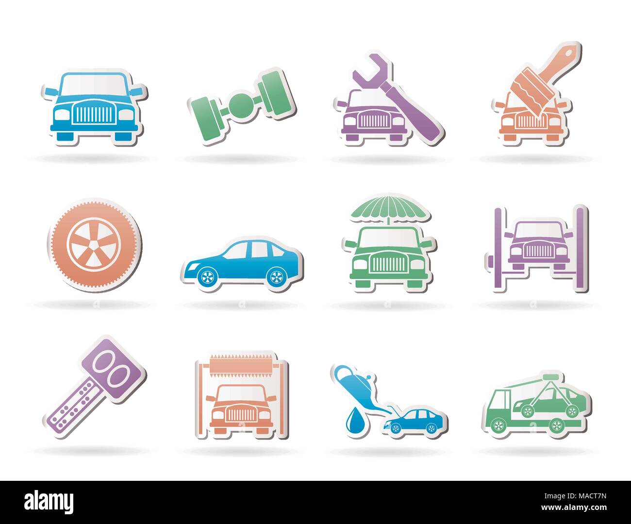 Truck suspension Stock Vector Images - Alamy