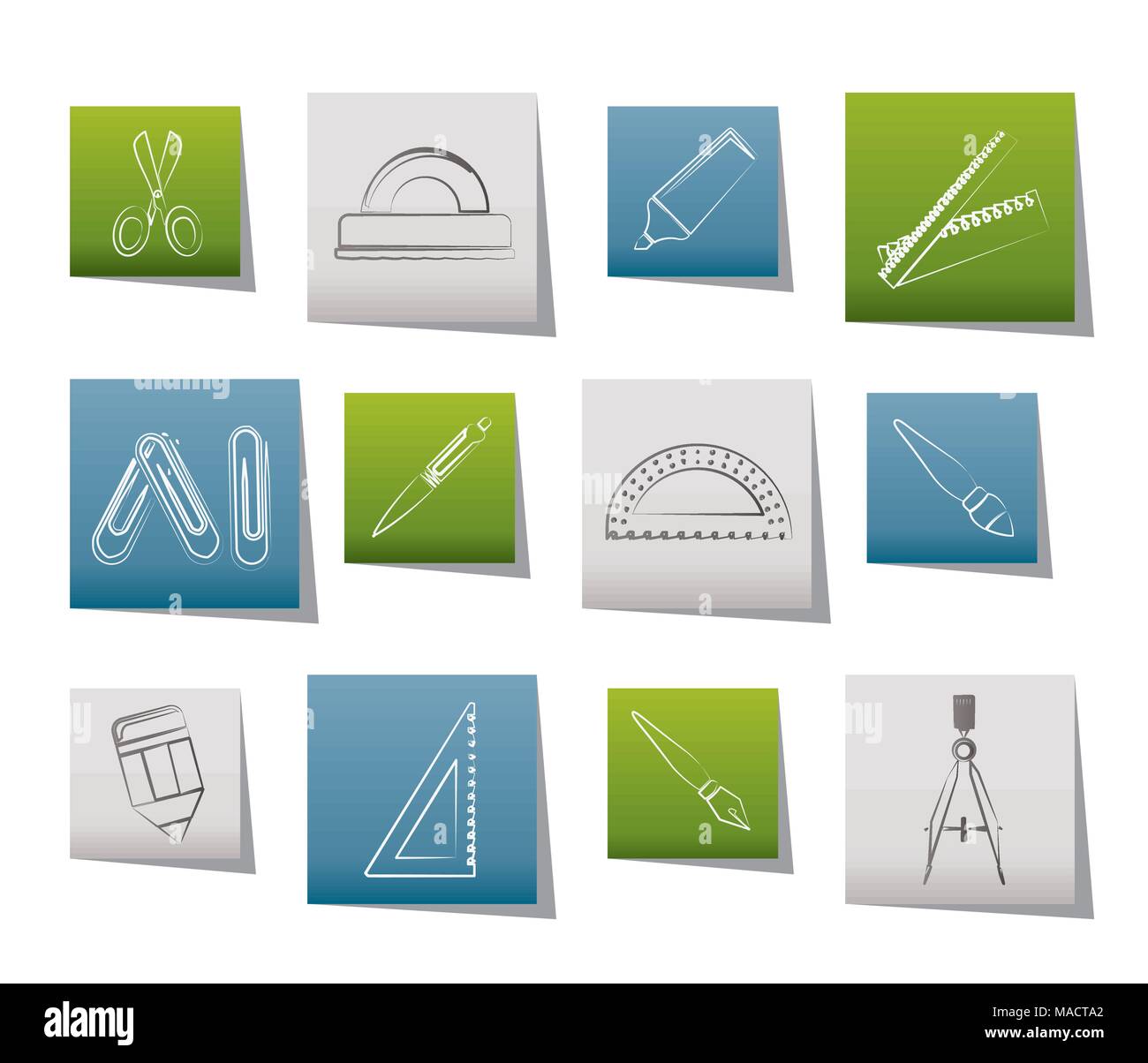 Protractor icon vector vectors Cut Out Stock Images & Pictures - Alamy