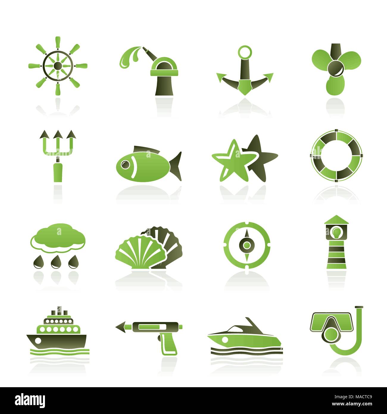 Marine rain Stock Vector Images - Alamy