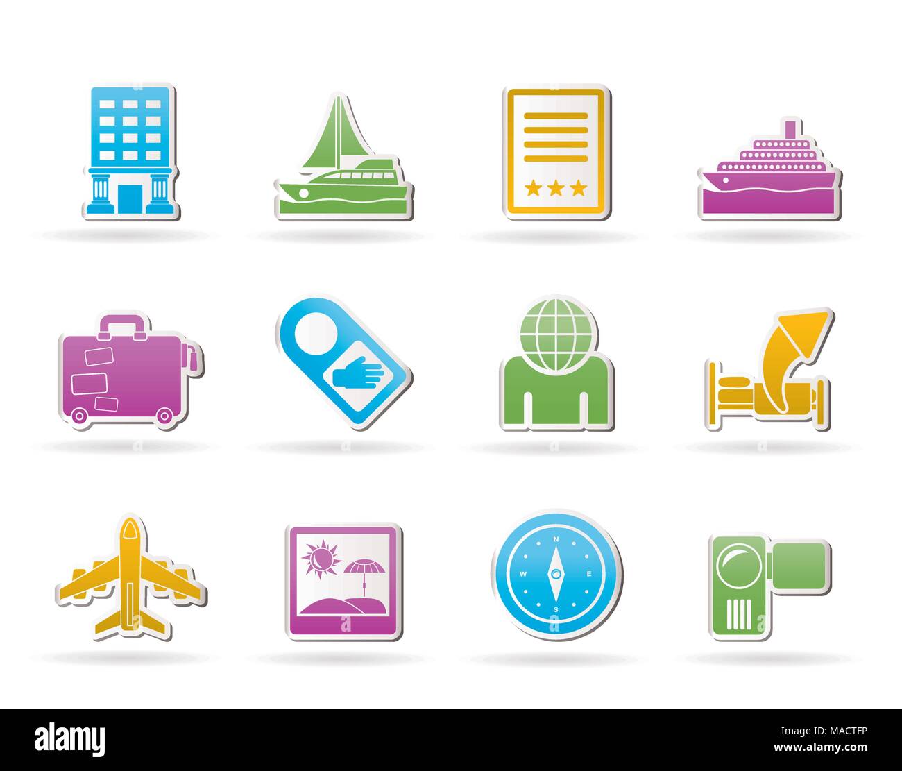 Buying holidays Stock Vector Images - Alamy