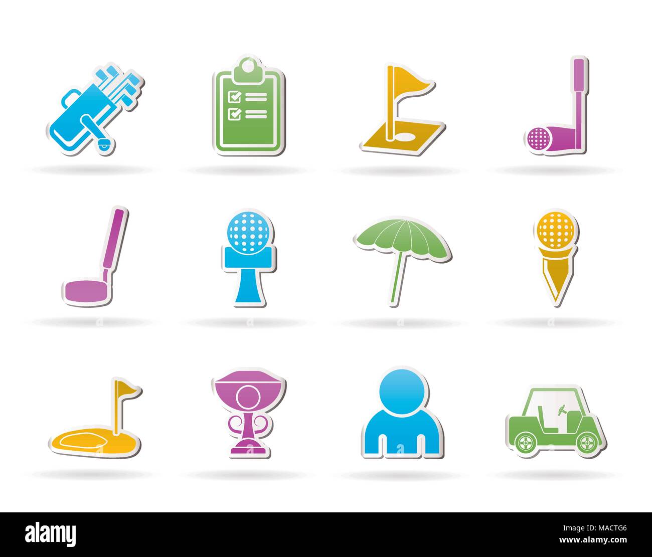 Club swinging sport Stock Vector Images - Alamy