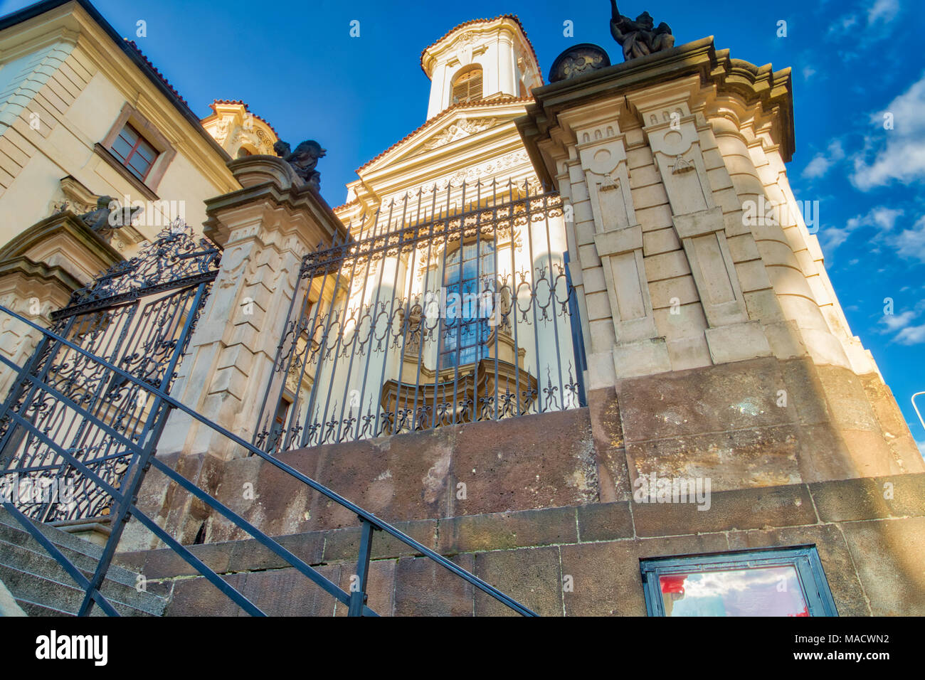 PRAGUE, CZECH REPUBLIC - AUGUST 27, 2014: The Orthodox Church of the ...