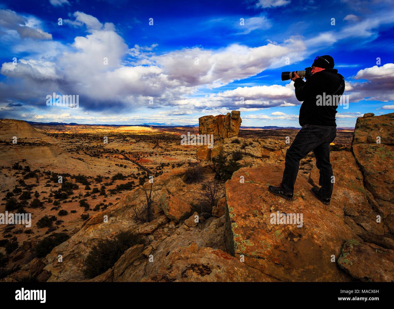 Boulder Pass Utah Stock Photo - Alamy