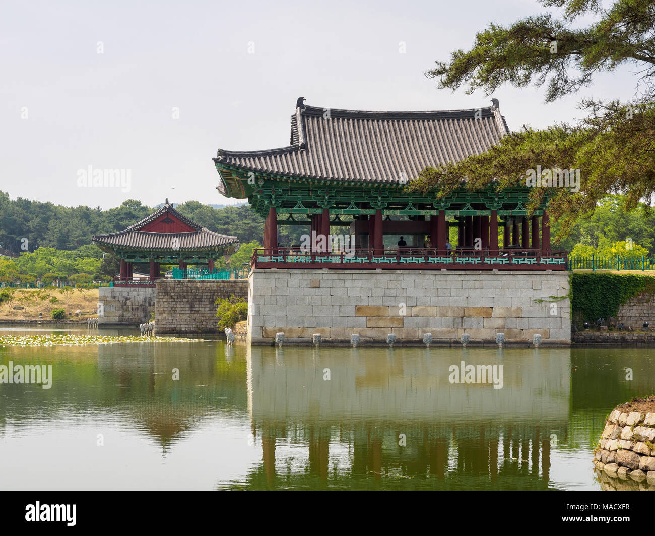 Donggung Palace and Wolji Pond in Gyeongju, South Korea Stock Photo - Alamy