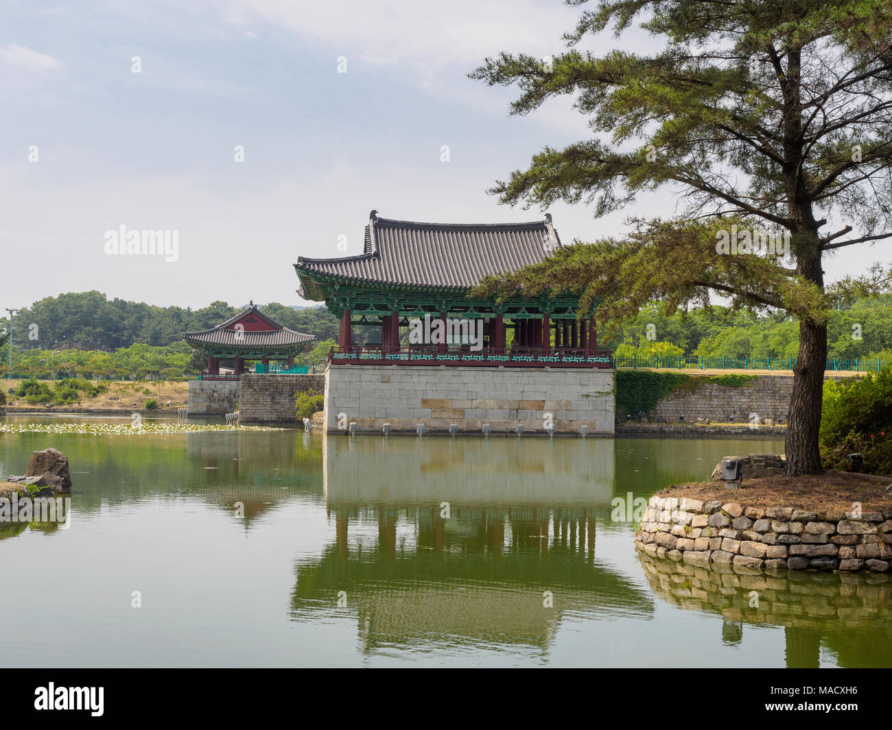 Donggung Palace and Wolji Pond in Gyeongju, South Korea Stock Photo - Alamy