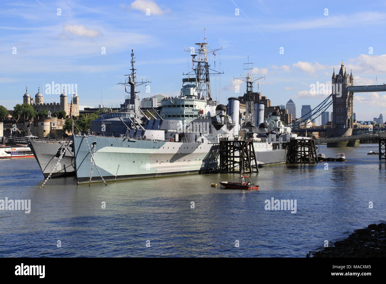 HMS Belfast is a Town-Class light cruiser that was built for the Royal ...