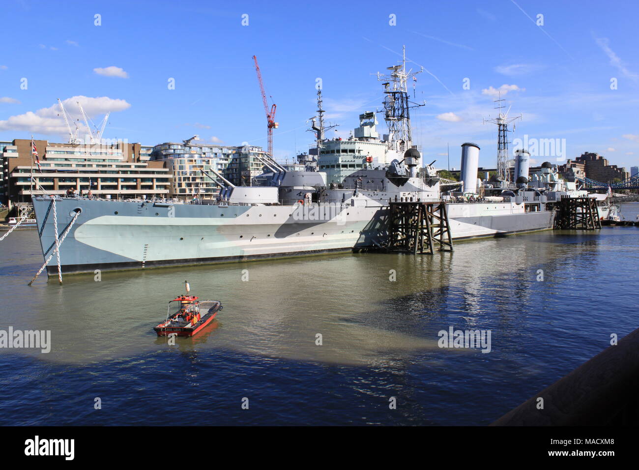 HMS Belfast is a Town-Class light cruiser that was built for the Royal ...