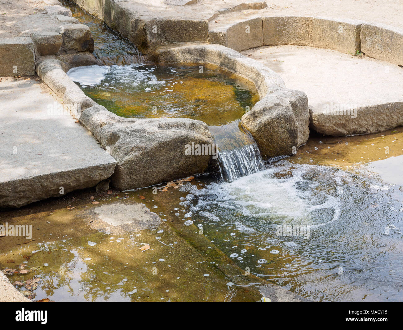 Traditional water filter system at Donggung Palace and Wolji Pond in ...