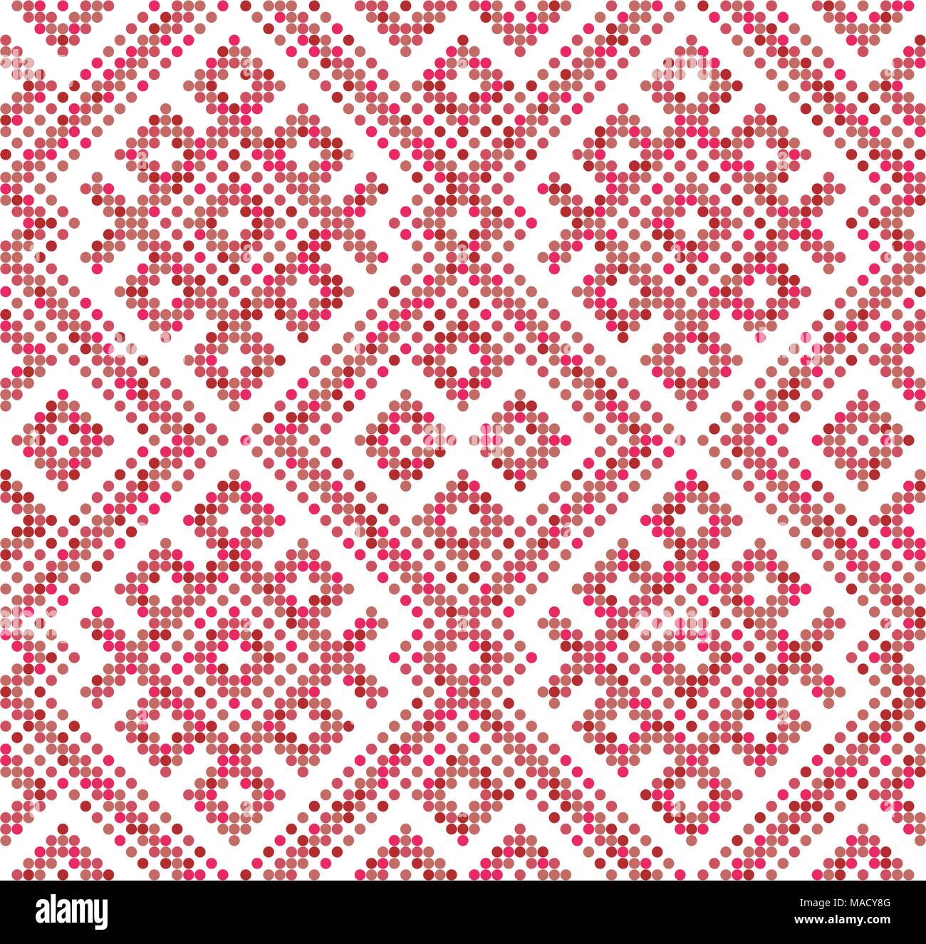 Seamless traditional Russian and slavic ornament.Four-color palette of ...