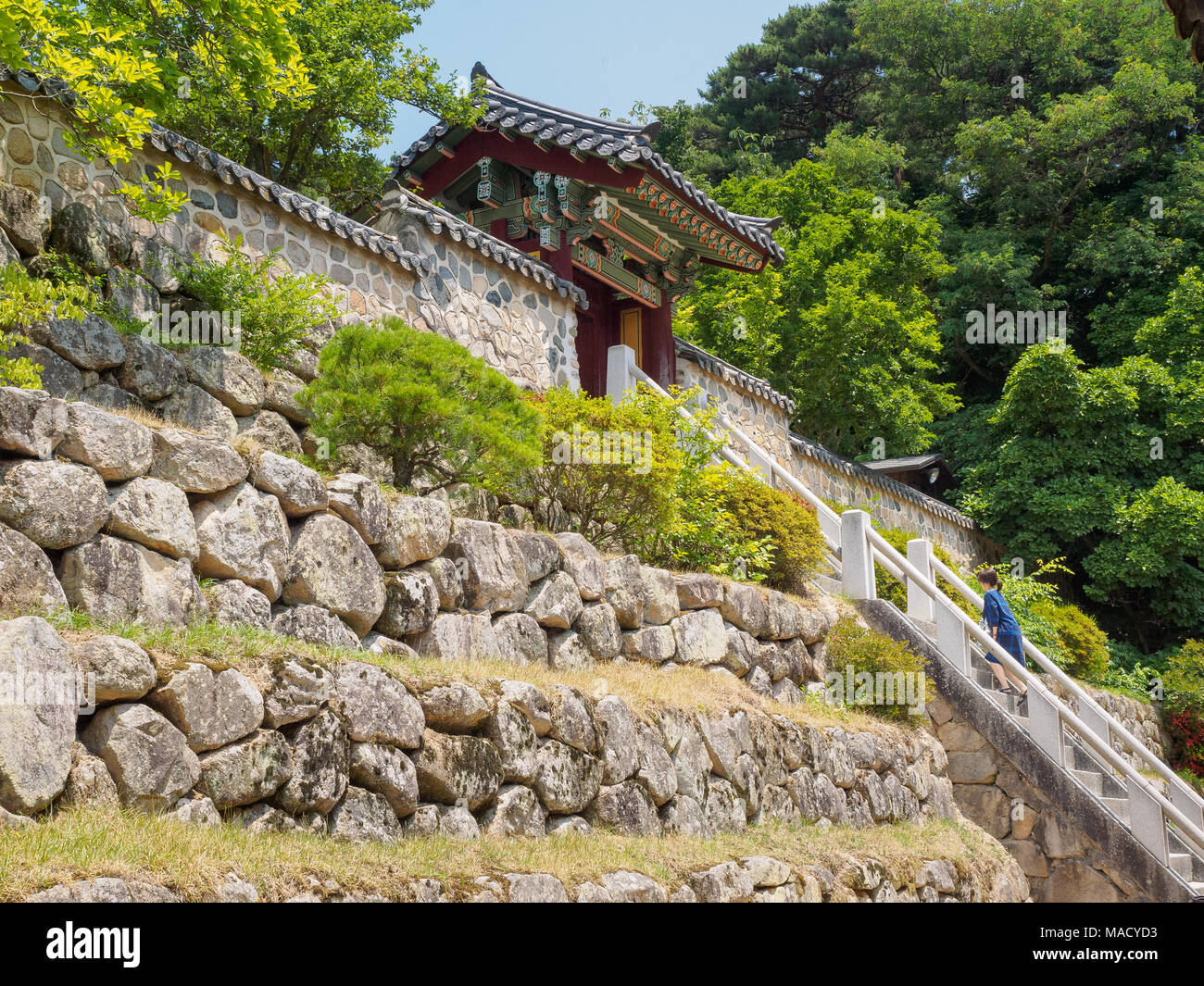 Bulguksa temple in Gyeongju, South Korea Stock Photo - Alamy