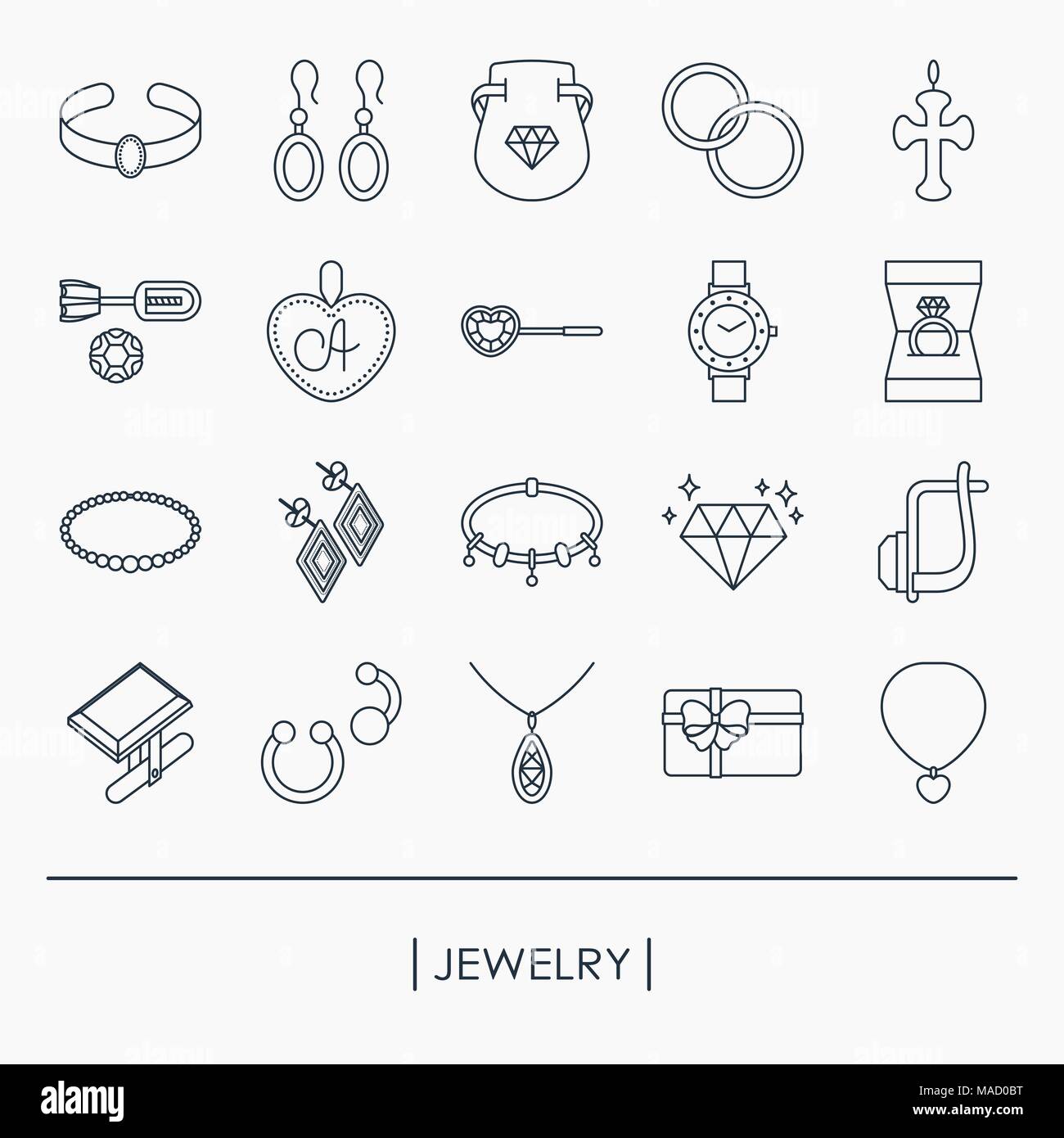 Gold chain necklace outline hi-res stock photography and images - Alamy