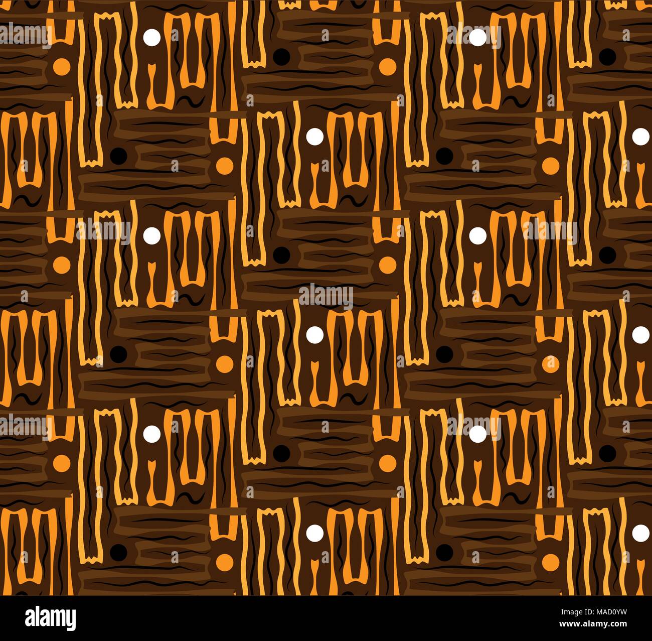 Seamless repeating African pattern Stock Vector Image & Art - Alamy