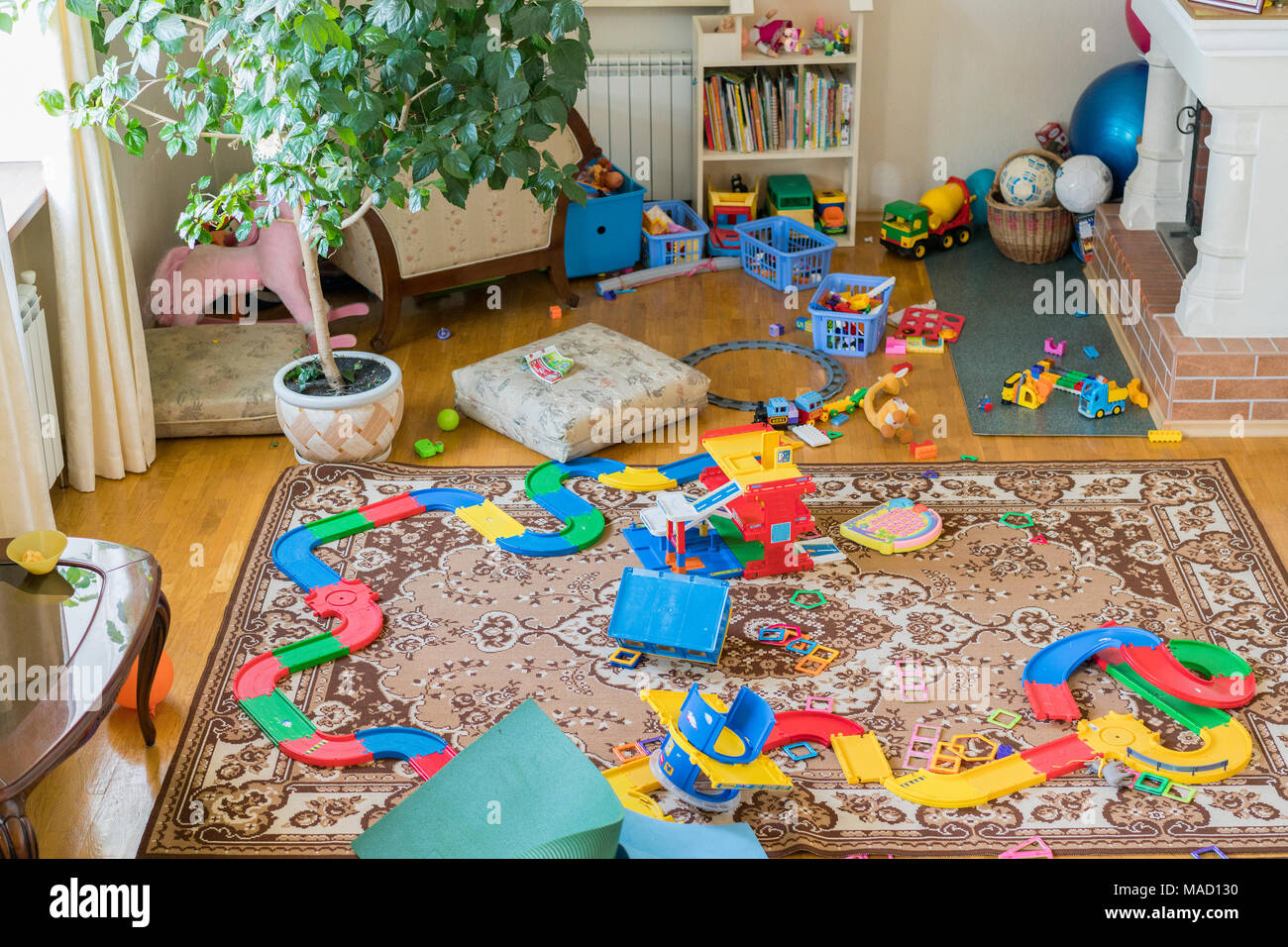 Mess in childrens room hi-res stock photography and images - Alamy