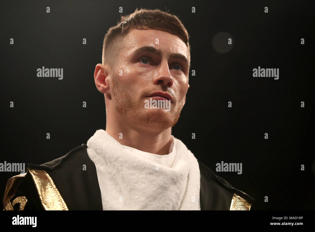 Ryan Burnett before the WBA Bantamweight Championship contest at the ...