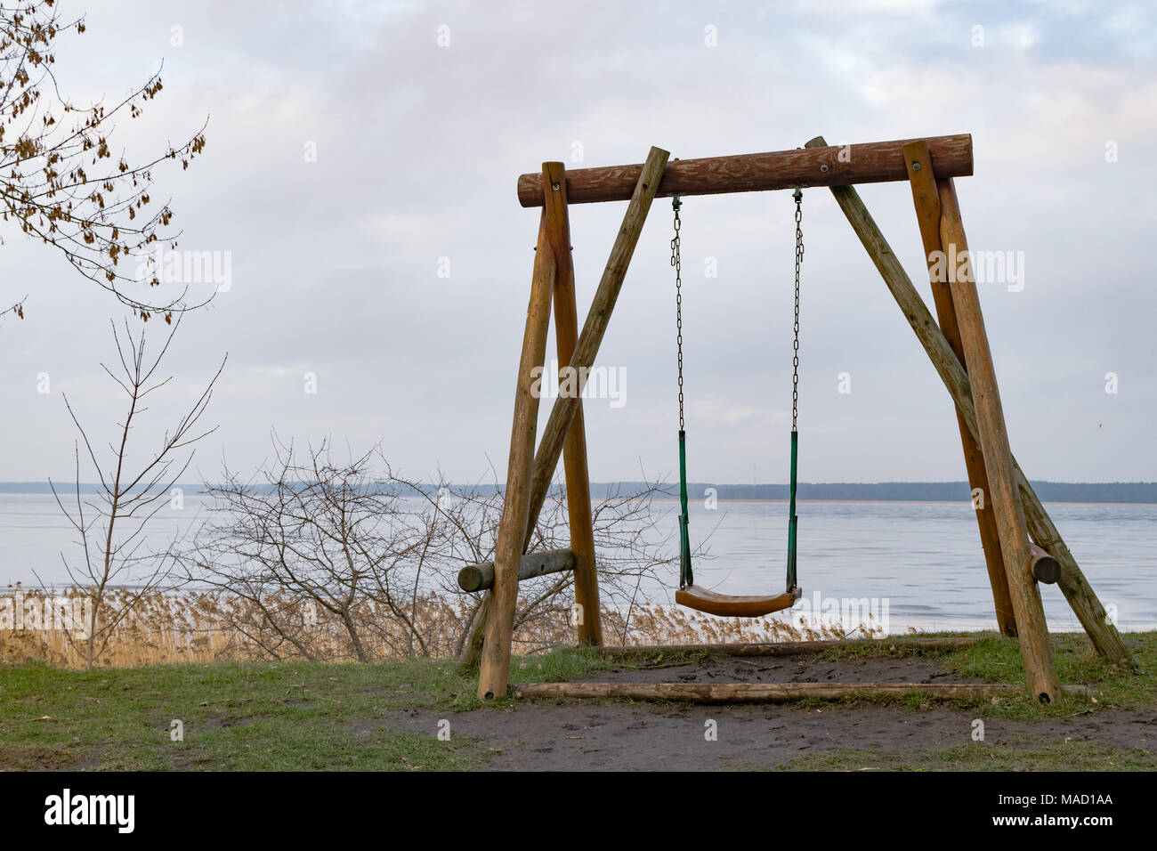 Old Wooden Swing High Resolution Stock Photography and Images - Alamy