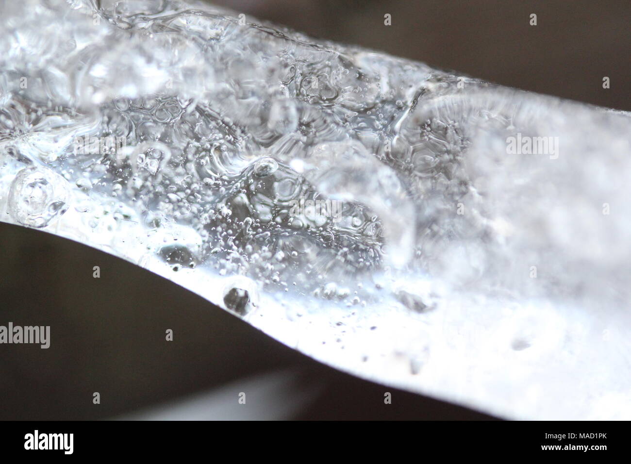 Solid Ice Formation Stock Photo - Alamy