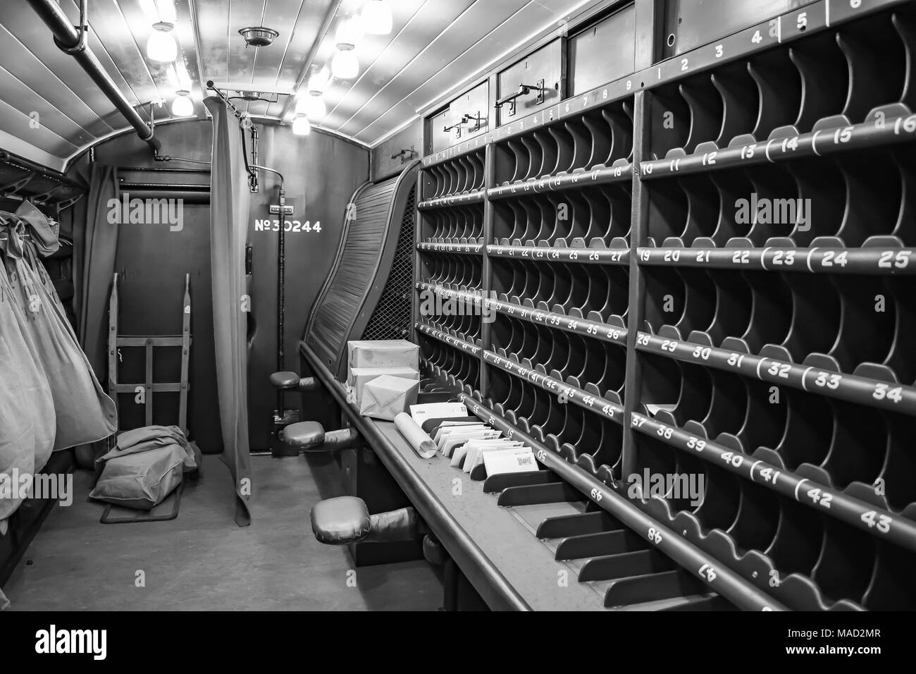 The Railway Mail Service Stock Photo - Alamy