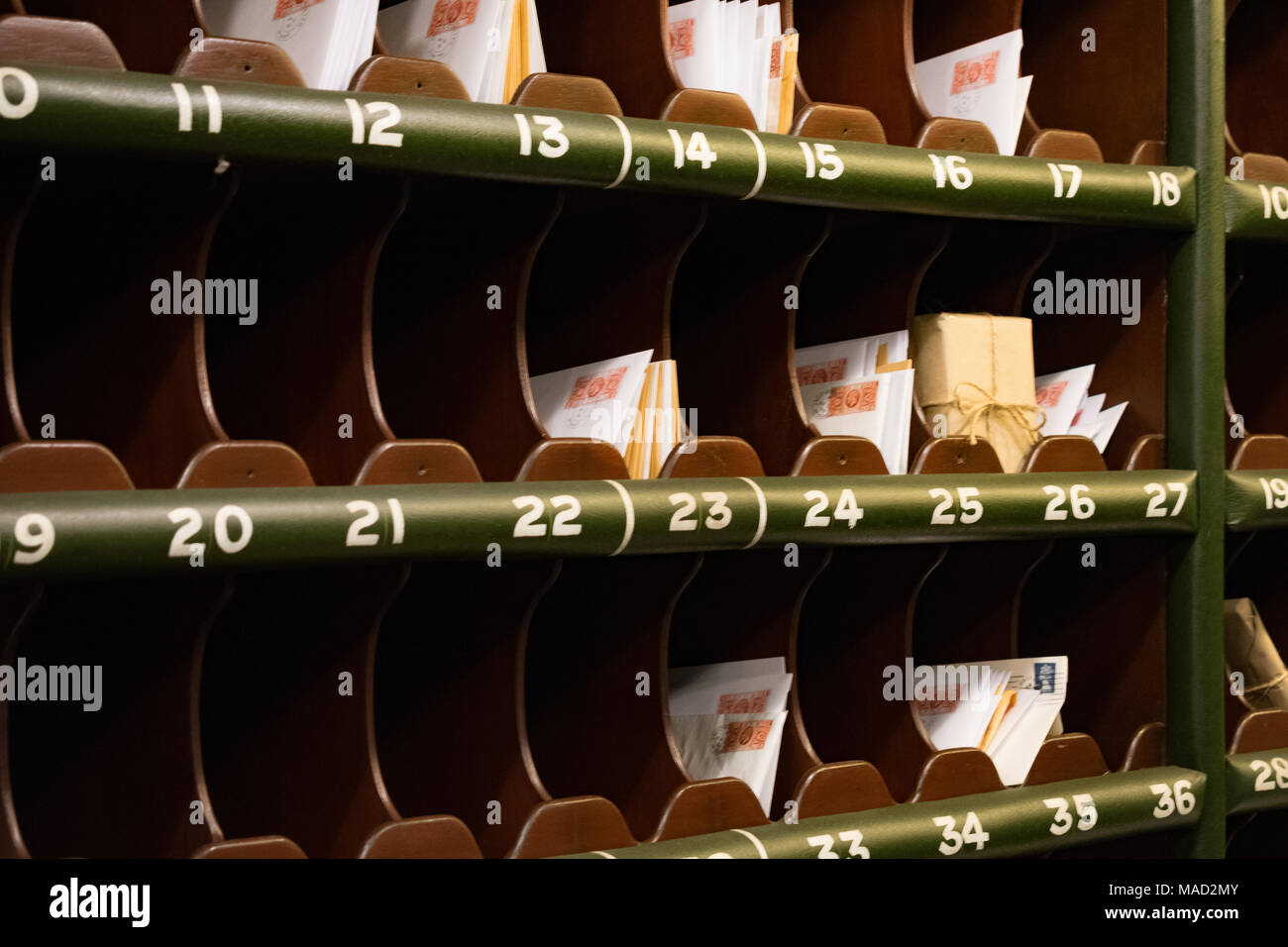 The Railway Mail Service Stock Photo - Alamy