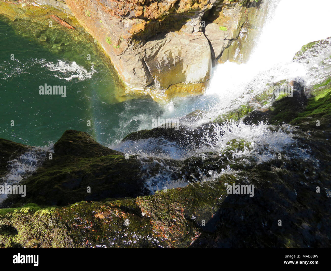 Lower Lewis River Falls in WA Stock Photo - Alamy