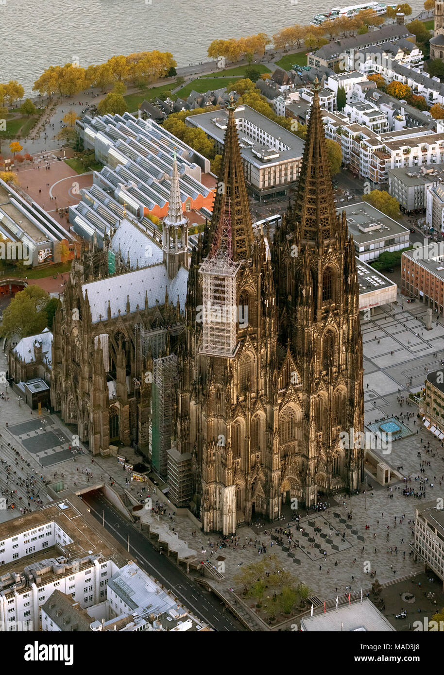 Cologne Cathedral Aerial