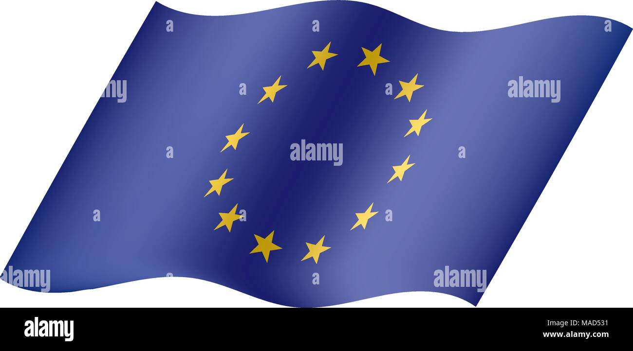 European union flag, vector illustration Stock Vector Image & Art - Alamy