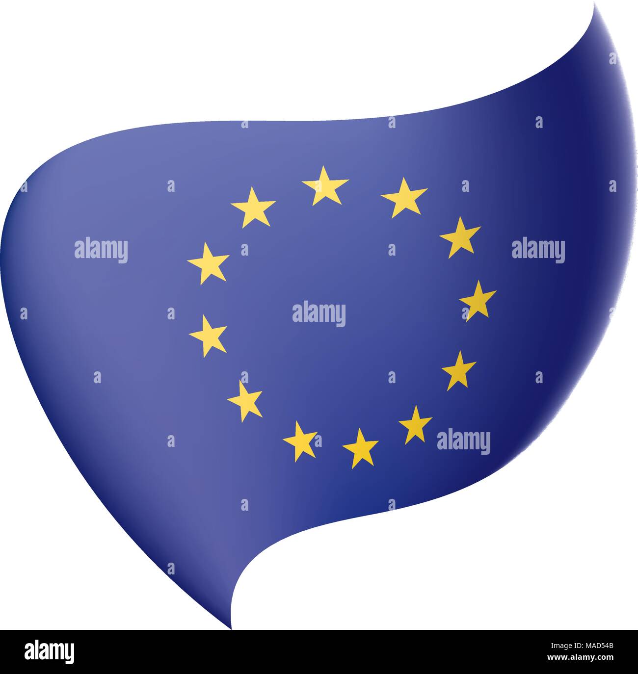European union flag, vector illustration Stock Vector Image & Art - Alamy