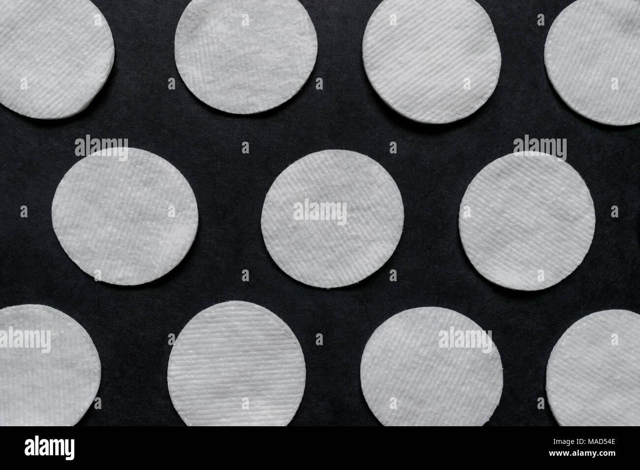 Soft white round pads hi-res stock photography and images - Alamy