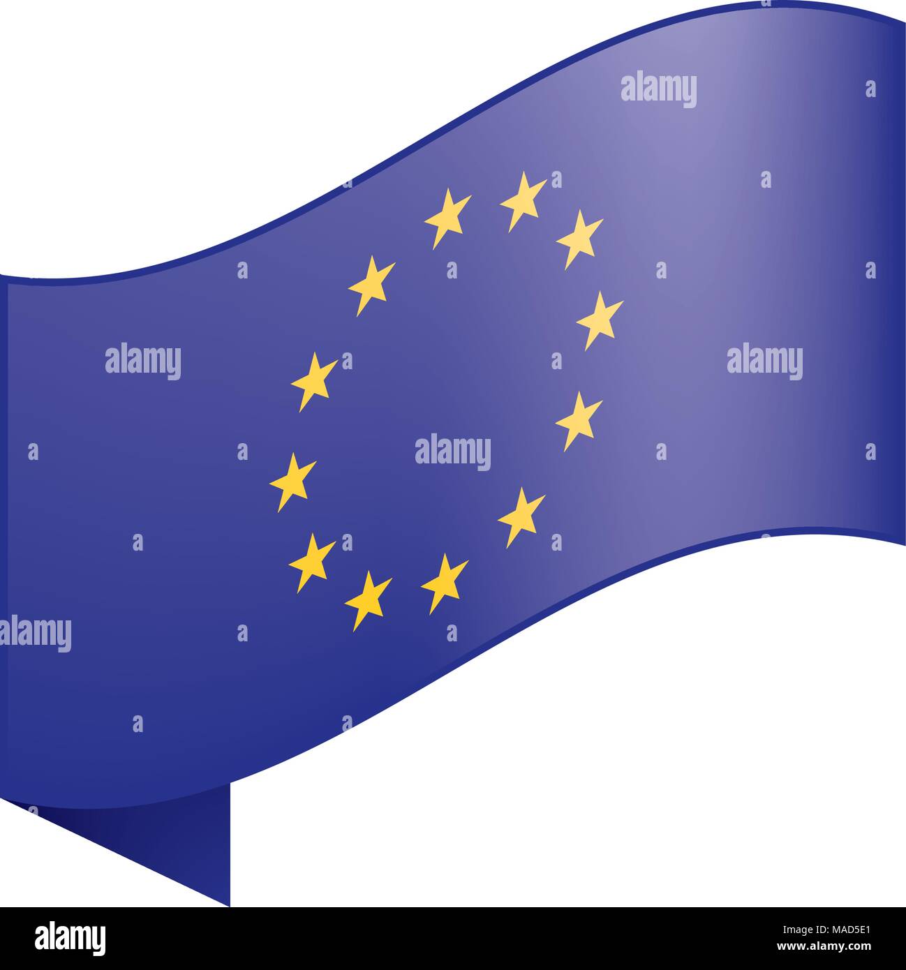 European union flag, vector illustration Stock Vector Image & Art - Alamy