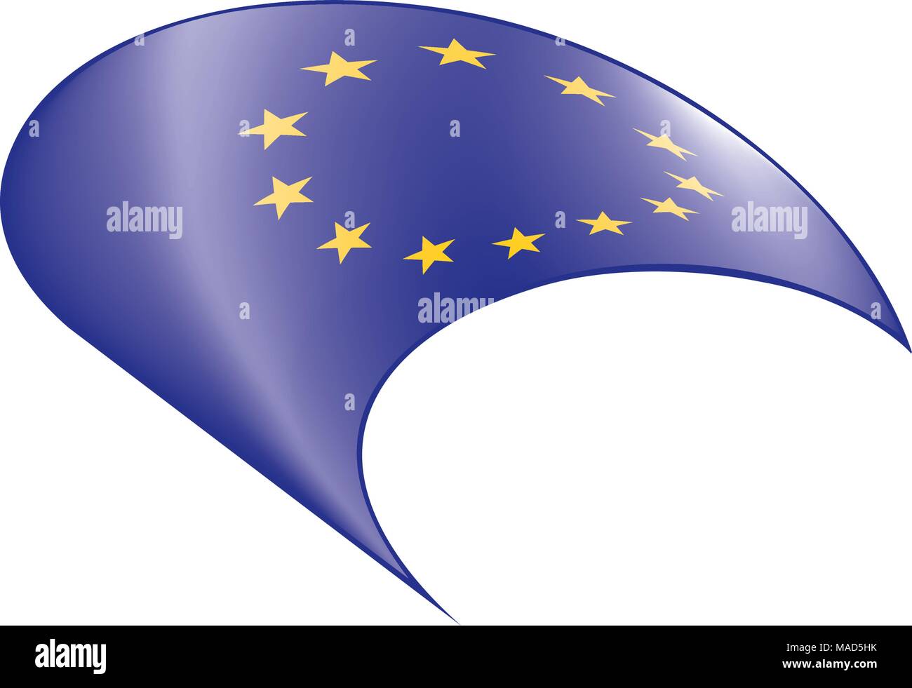 European union flag, vector illustration Stock Vector Image & Art - Alamy