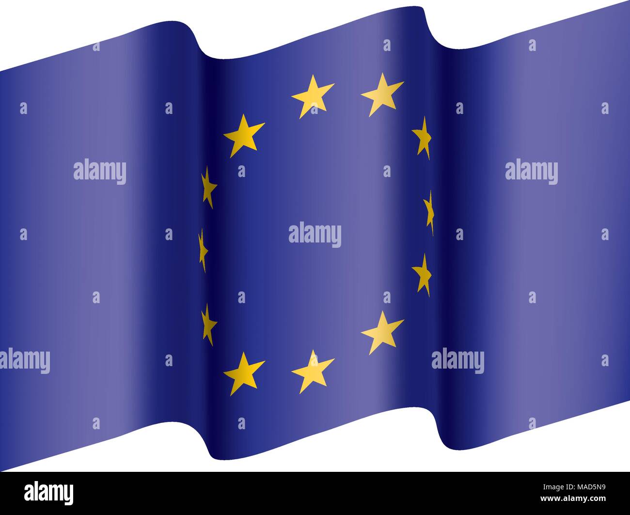 European union flag, vector illustration Stock Vector Image & Art - Alamy