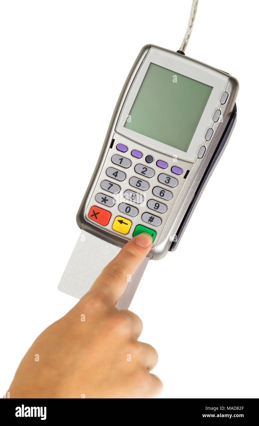 Entering a pin hi-res stock photography and images - Alamy