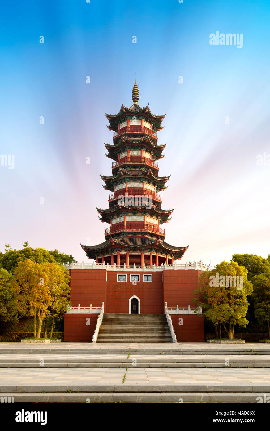 Chinese traditional ancient architecture: pagoda. Ancient architecture ...