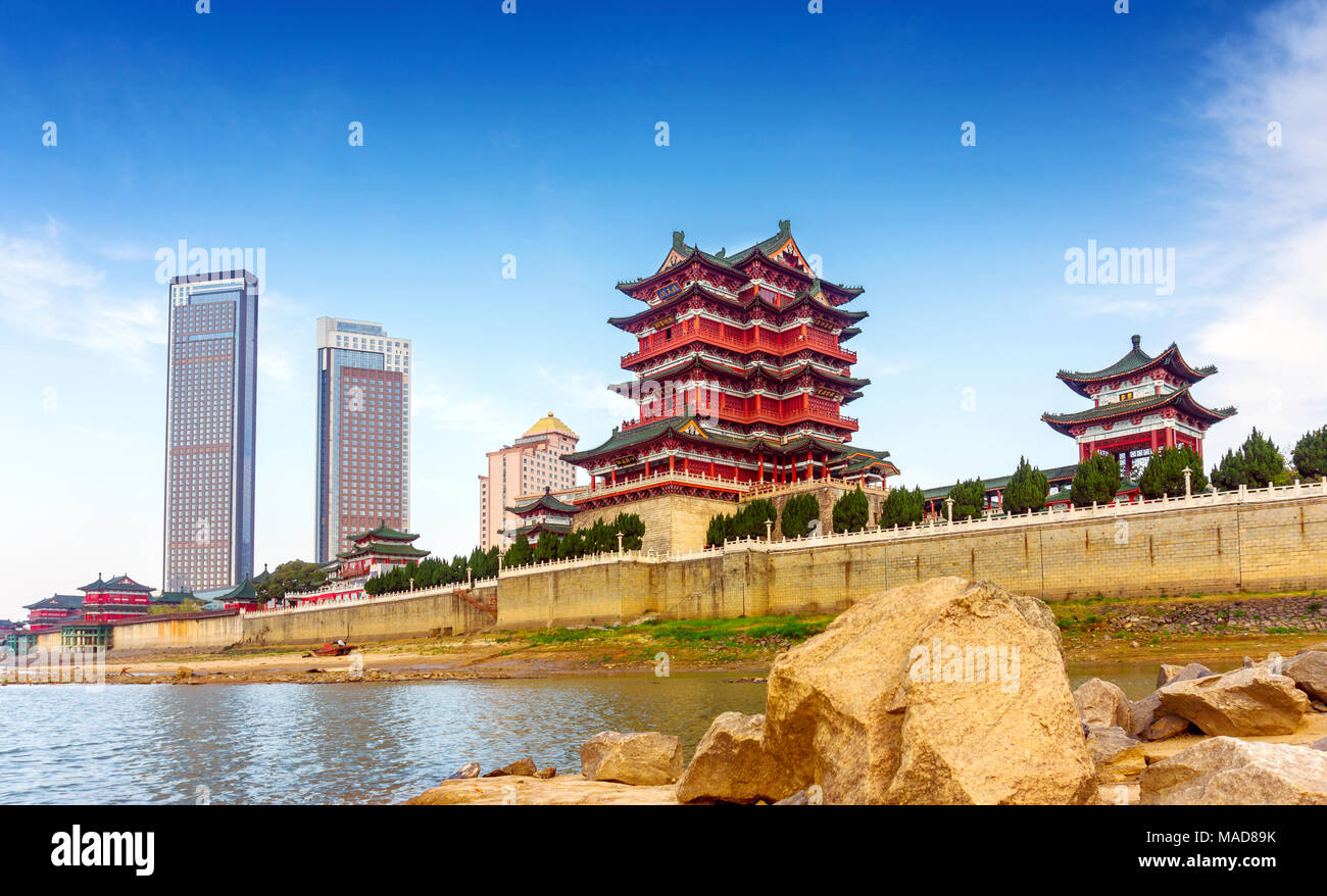 Tengwang Pavilion,Nanchang,traditional, ancient Chinese architecture ...
