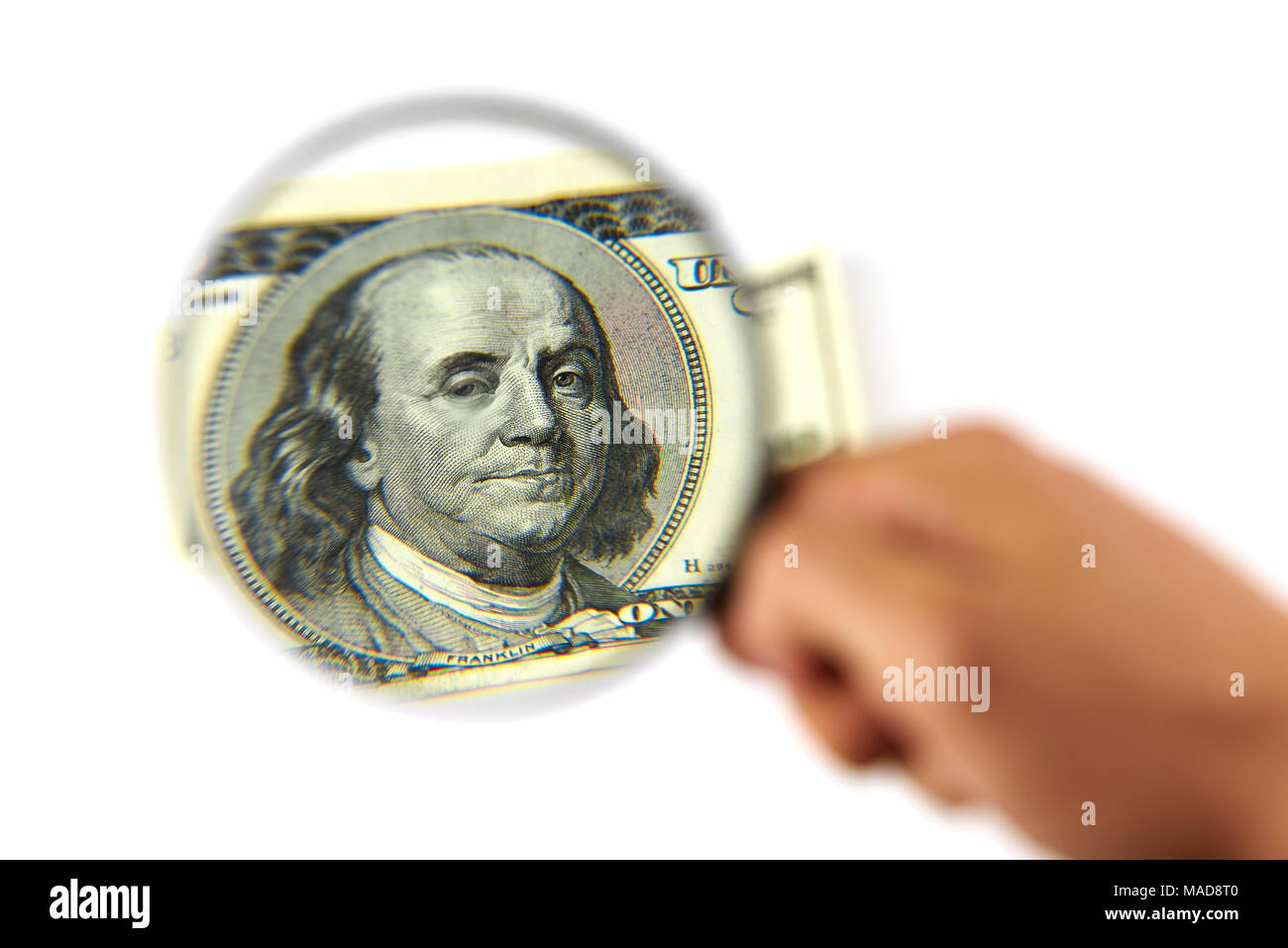 The franklin magnifier hi-res stock photography and images - Alamy