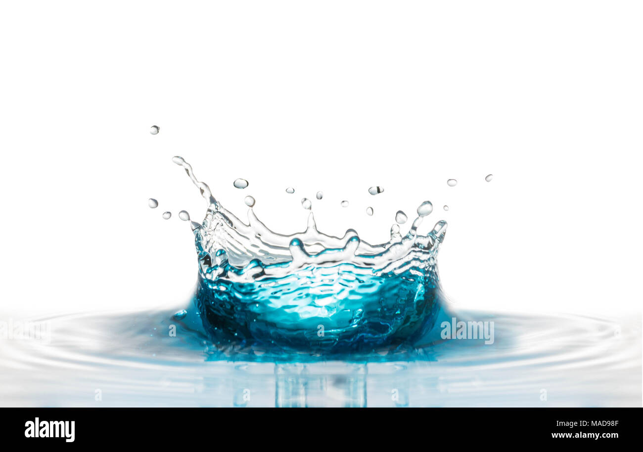 Water splash isolated on white with clipping path Stock Photo - Alamy