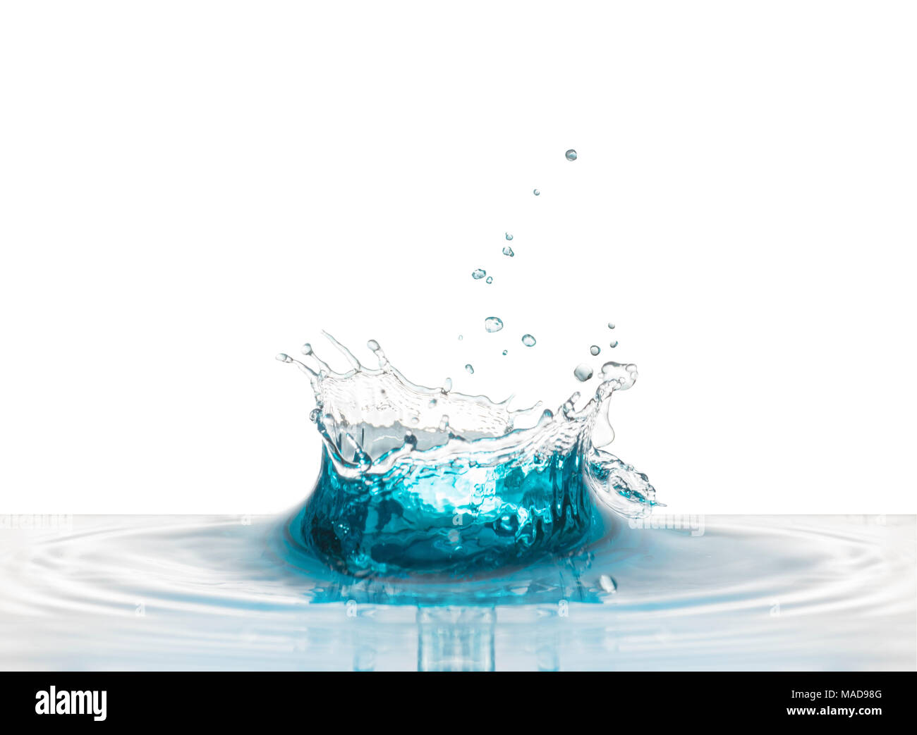 Water splash isolated on white with clipping path Stock Photo - Alamy