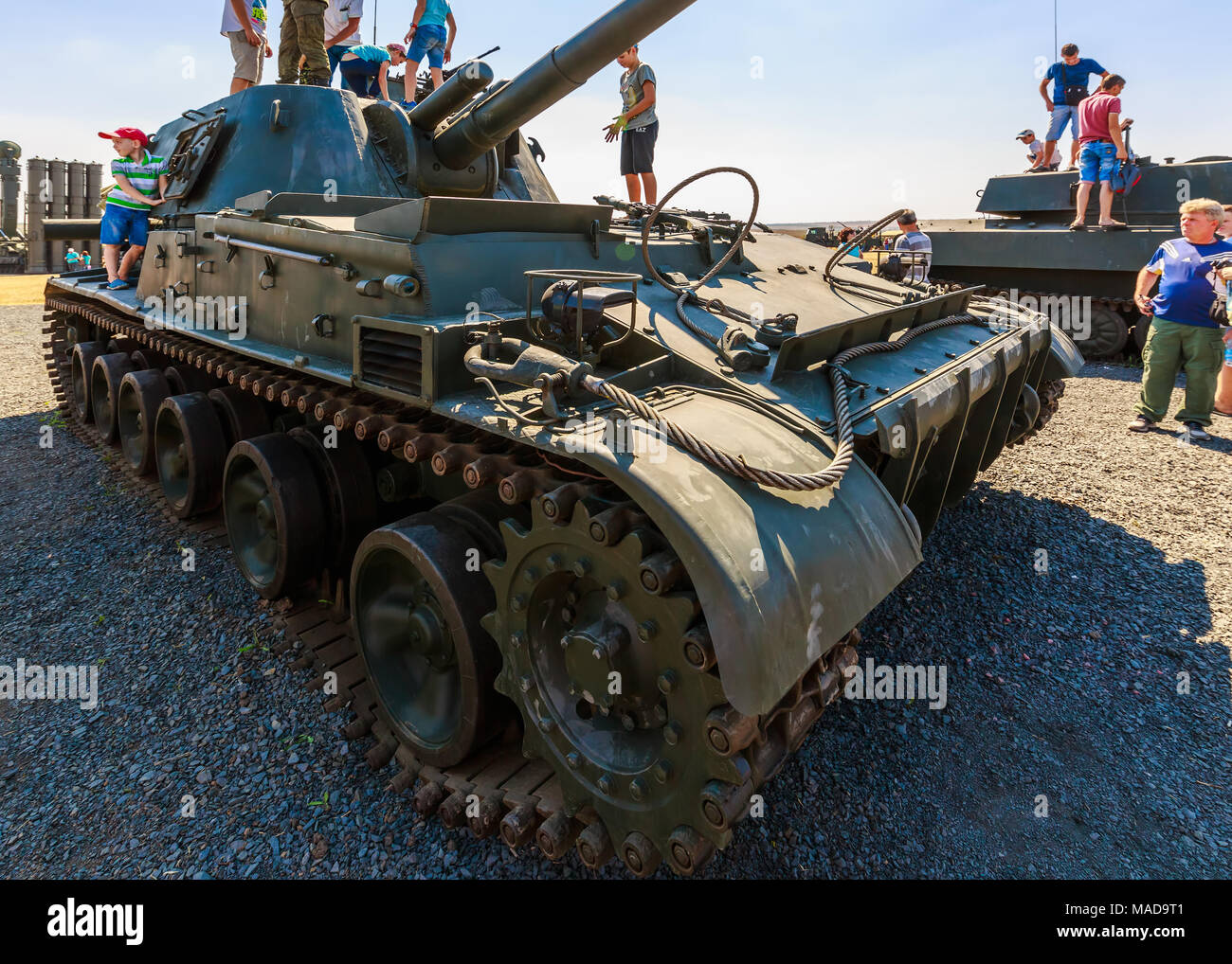 KADAMOVSKIY TRAINING GROUND, ROSTOV REGION, RUSSIA, 26 AUGUST 2017: 152 ...