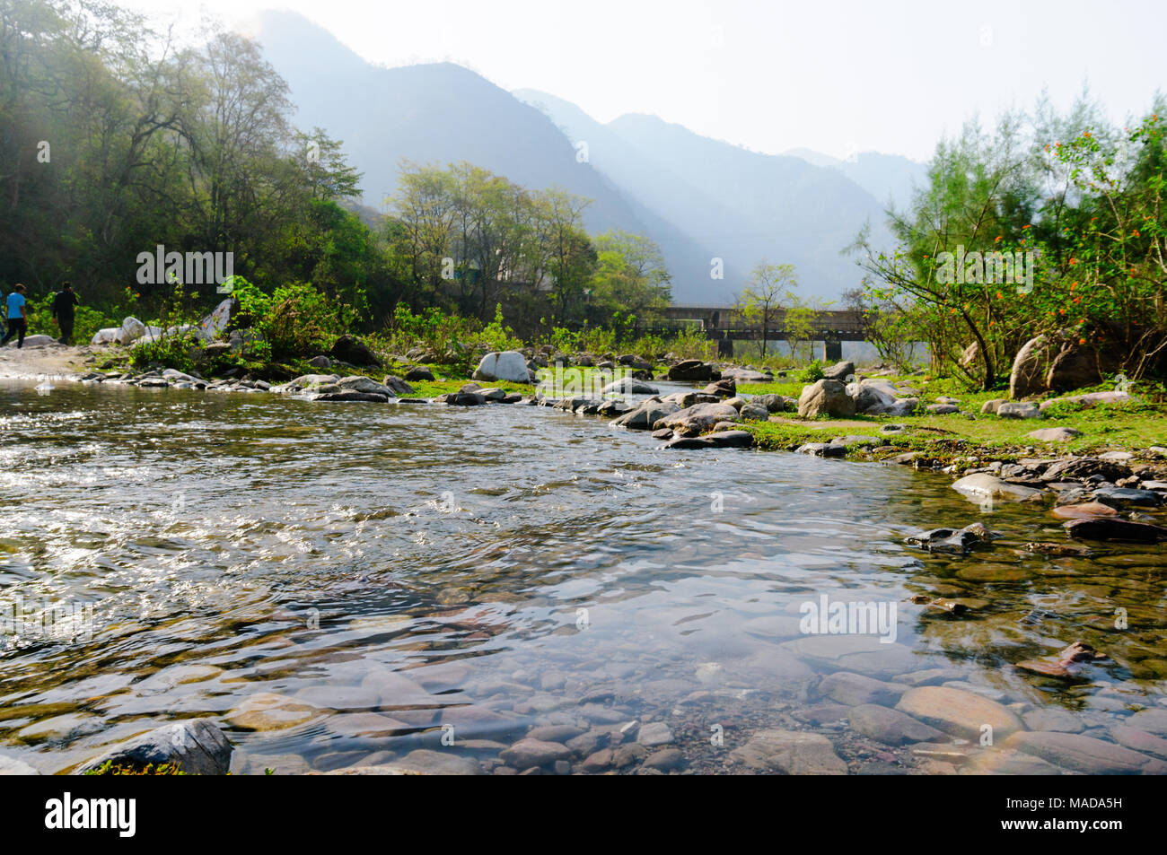 Grassy field stream in nepal hi-res stock photography and images - Alamy