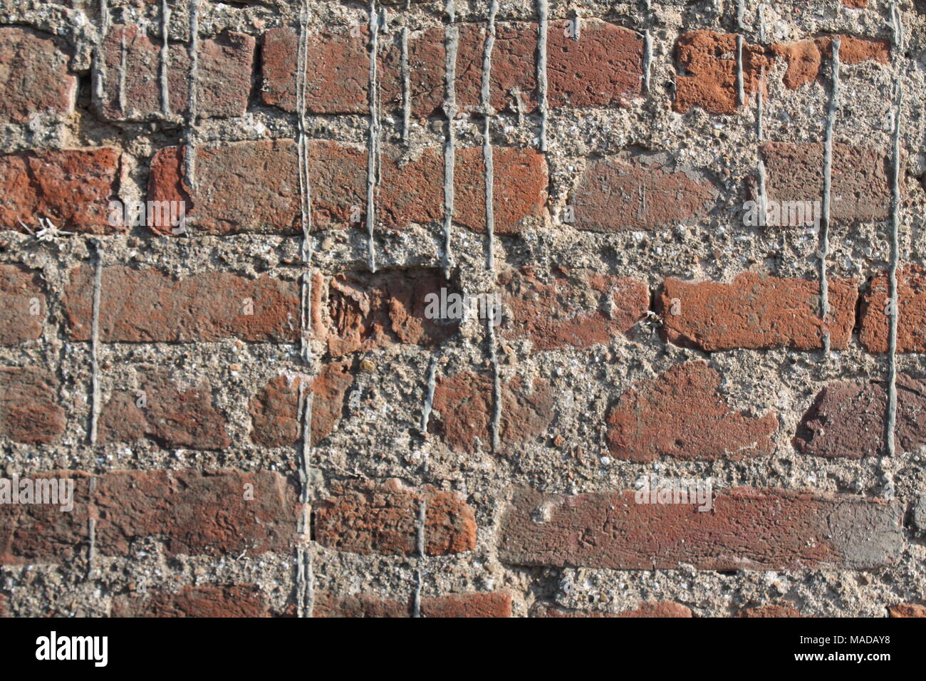 Brick wall stone background - texture for continuous rocks Stock Photo ...