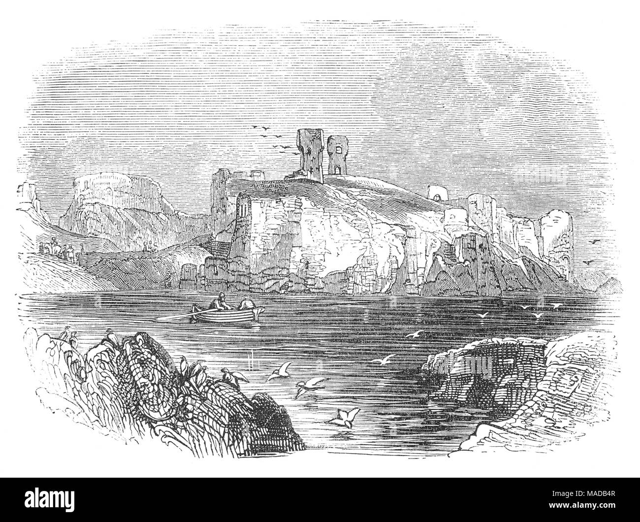 Illustration from castle line Cut Out Stock Images & Pictures - Alamy