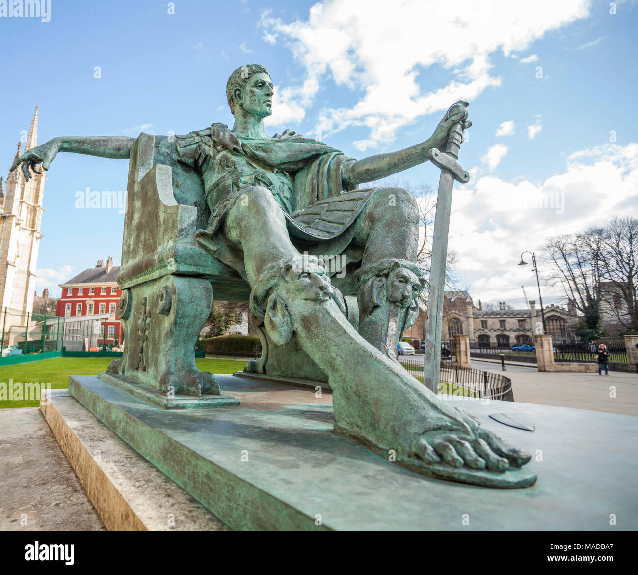 Constantine the great statue hi-res stock photography and images - Alamy
