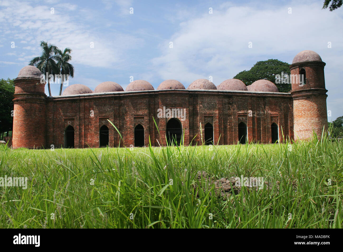 The Sixty Dome Mosque or Shaṭ Gombuj Moshjid also known as Shait Gambuj ...