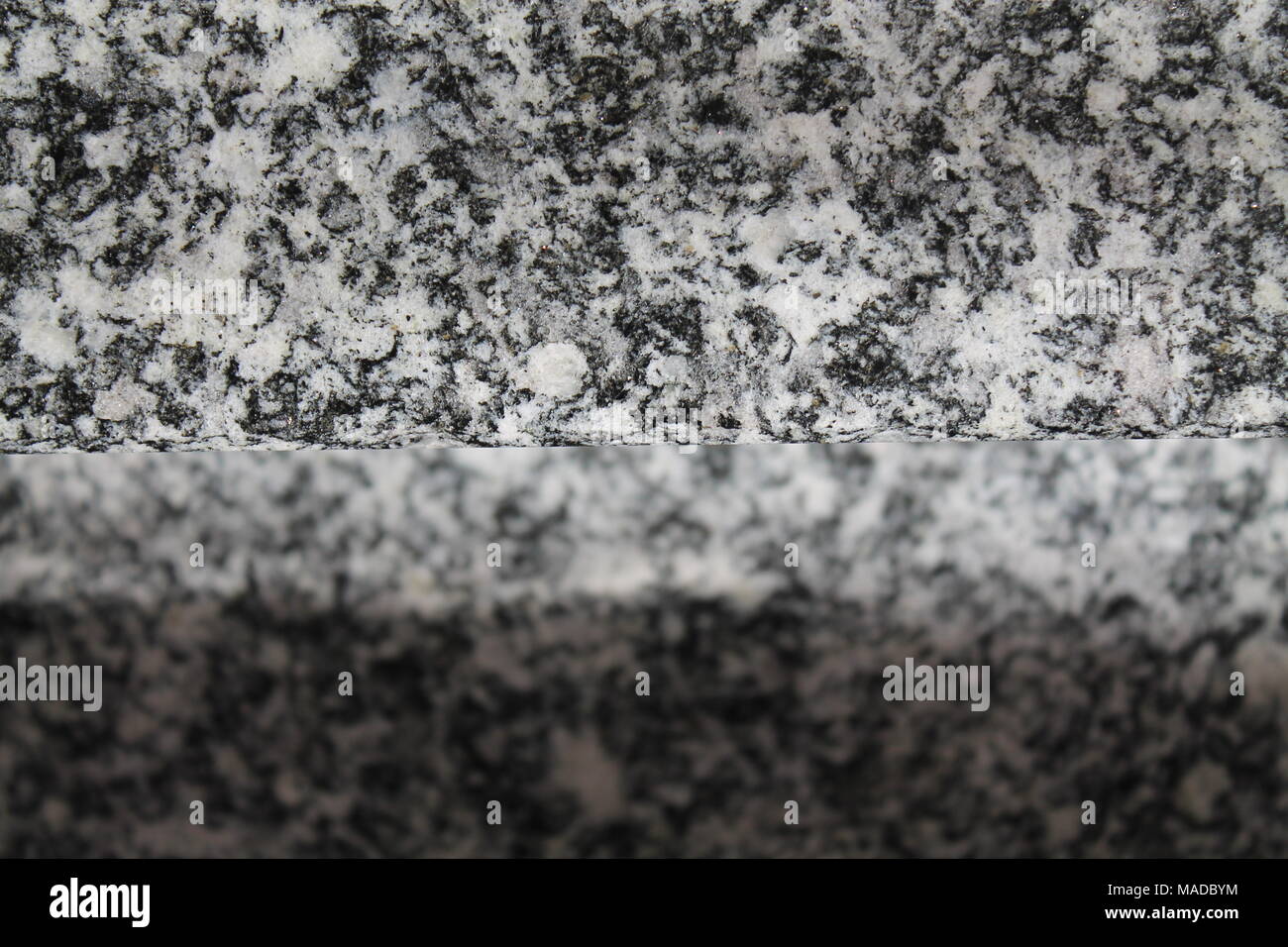 Granite rock closeup background, stone texture, cracked surface Stock ...