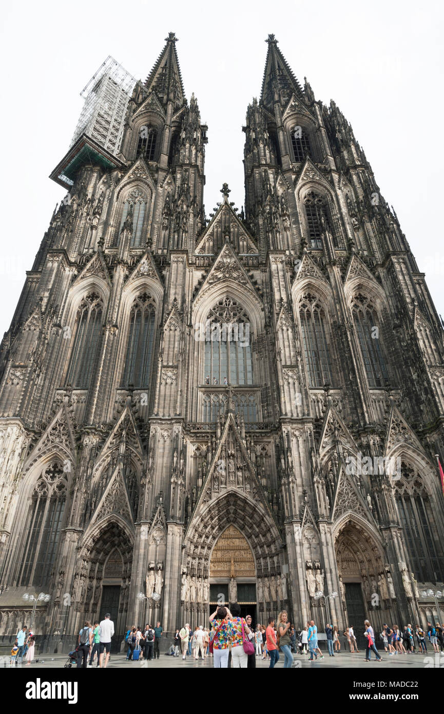 COLOGNE, GERMANY - SEPTEMBER 11, 2016: View of the Roman Catholic ...