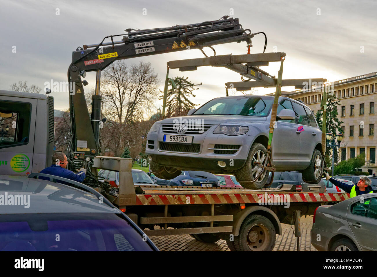 Car impounding hi-res stock photography and images - Alamy